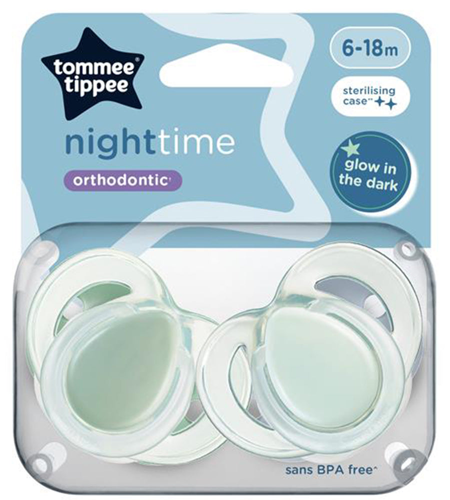 18-36M Closer to Nature Night Time 2 Orthodontic Soothers - 433362 – Zubaidas Online