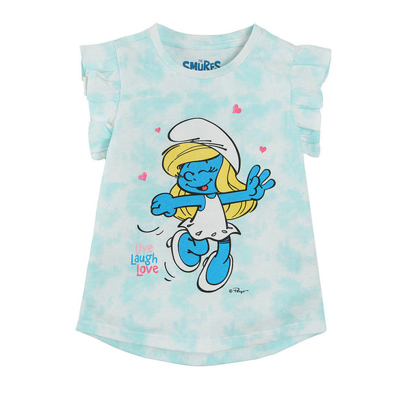 Girl's Pajamas White and Blue The Smurfs - CC LUG2411527 00 – Zubaidas ...